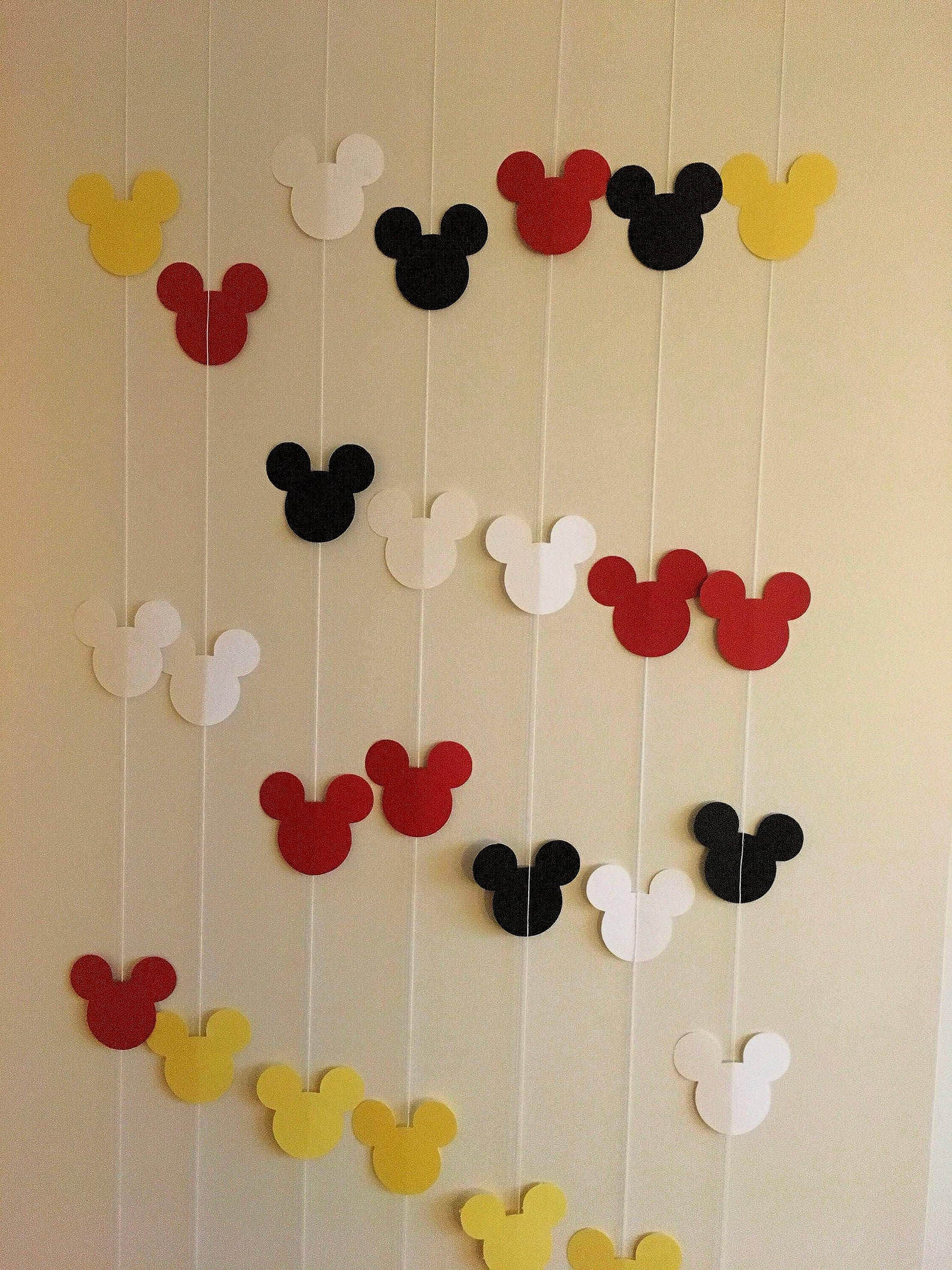 Mickey Mouse Garland - Etsy