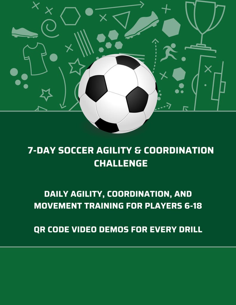 7-day Soccer Agility Challenge | At-home Agility Training for Ages 6-18 ...