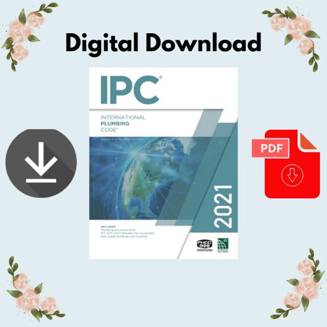 2021 International Plumbing Code - Etsy