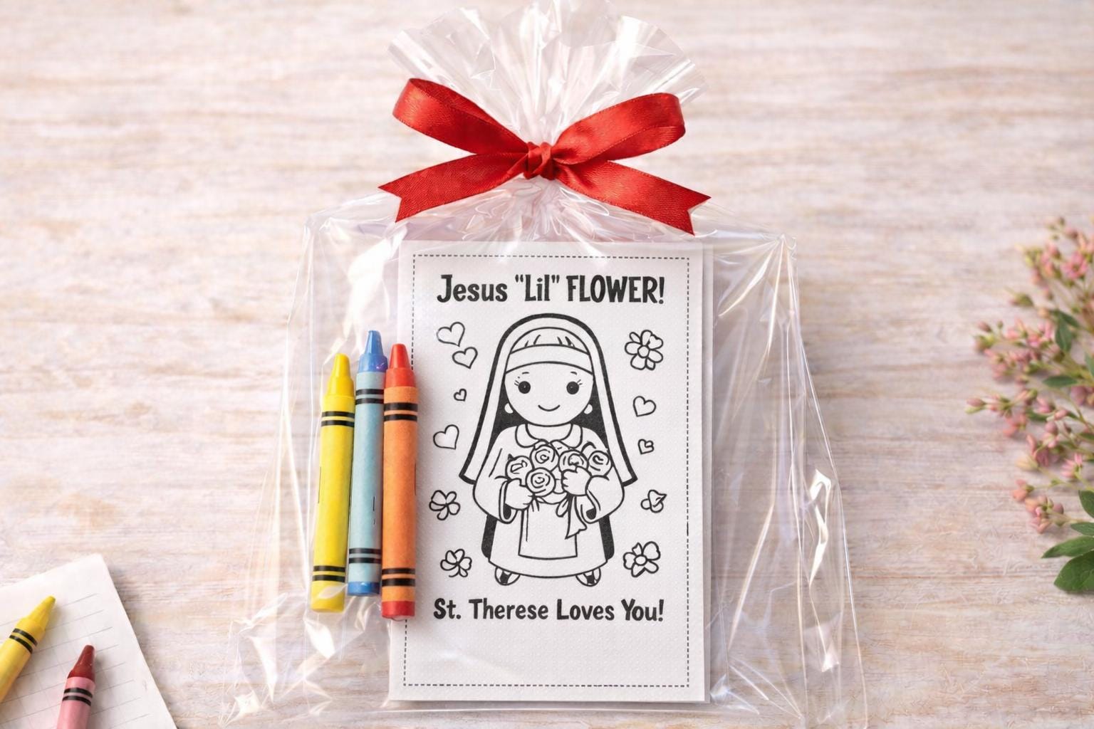 Catholic Saint Valentines Coloring Cards | Kids Printable (digital ...