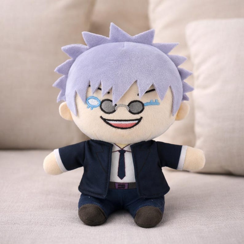 Gojo Inspired Plushie Set, Jujutsu Kaisen Anime Plush Collectible Dolls ...