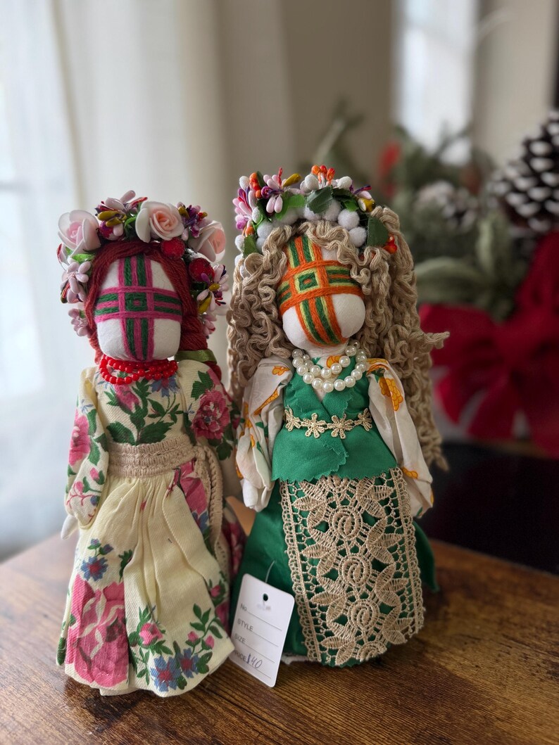 Ukrainian Motanka Doll – Slavic Folk Art Amulet, Handmade Textile Art ...