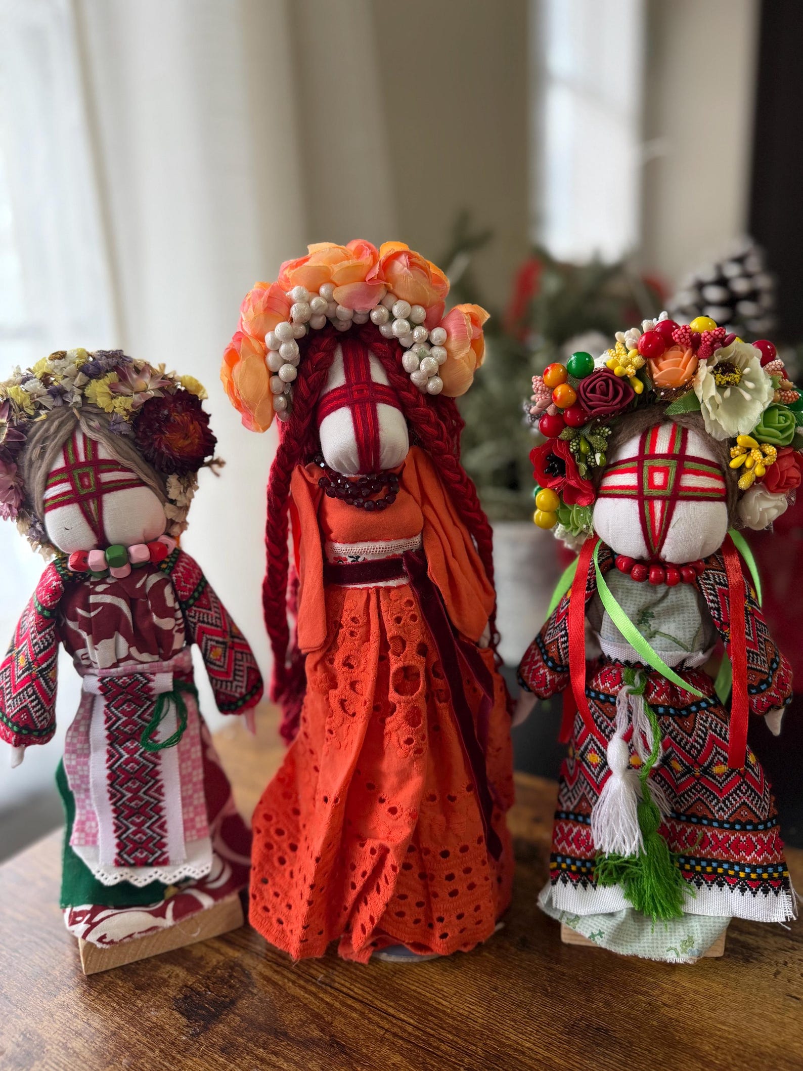 Ukrainian Motanka Doll – Slavic Folk Art Amulet, Handmade Textile Art ...