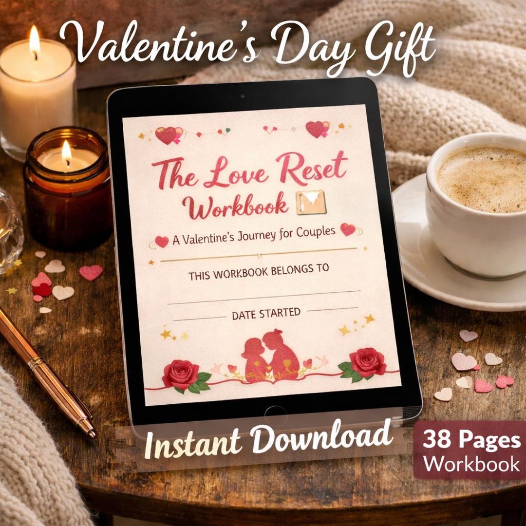 Couples Love Reset Workbook | Valentine's Day Gift (printable PDF) - Etsy