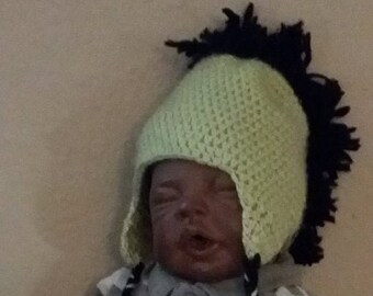 PATTERN African Zebra Mohawk Crochet Hat Pattern PDF File - Etsy