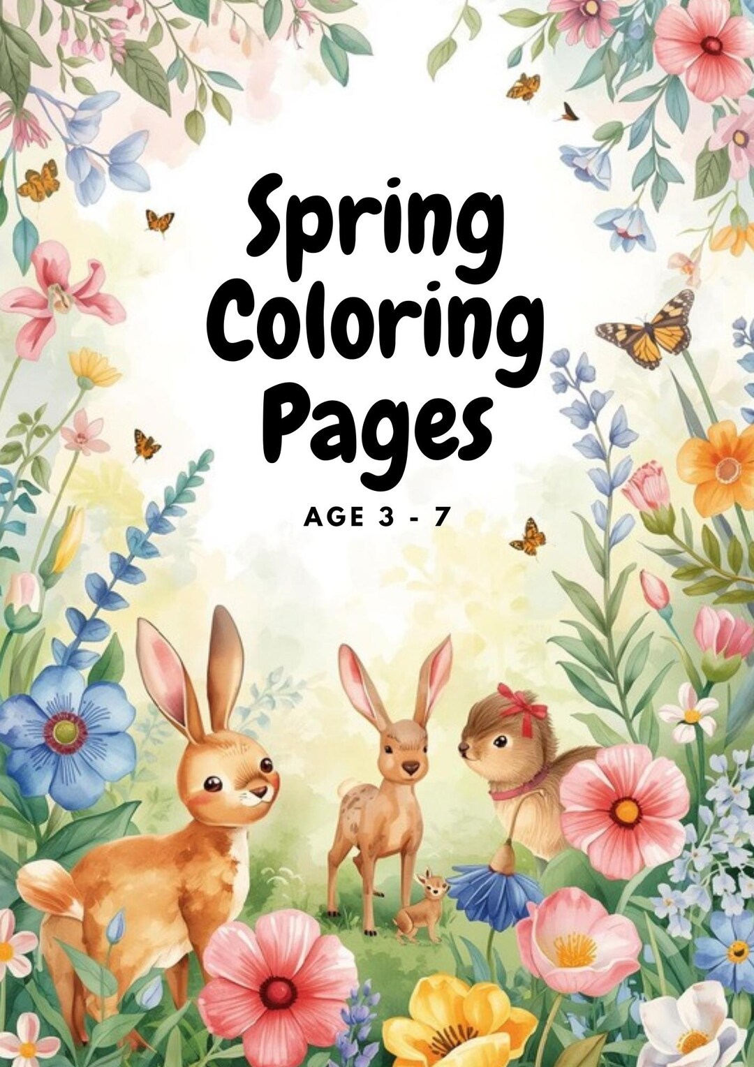 Spring Coloring Pages for Kids | Spring Coloring Pages | Spring ...