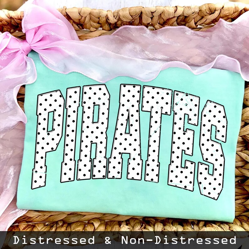 Pirates PNG, Polka Dot Pirates Mascot PNG, Varsity School Spirit ...