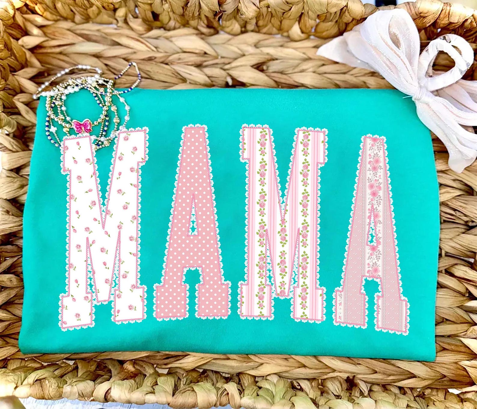 Custom Name PNG, Personalized Pink Floral Varsity Letter Lace Design ...