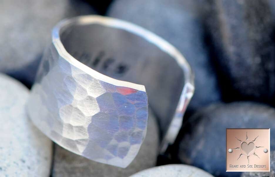 Secret Message Ring Made to Order Personalized Hand - Etsy