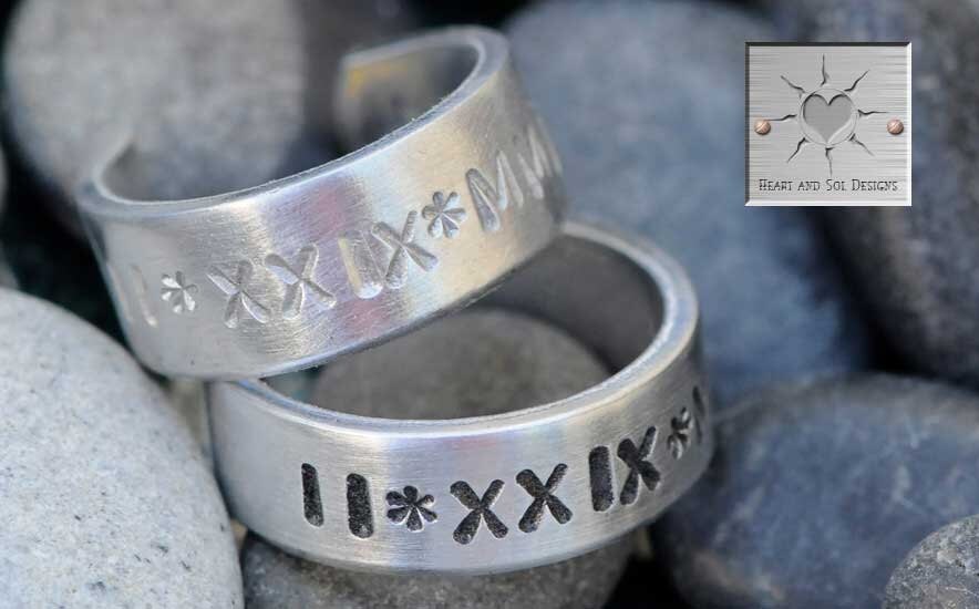 Roman Numeral Ring Made to Order Personalized Hand | Etsy