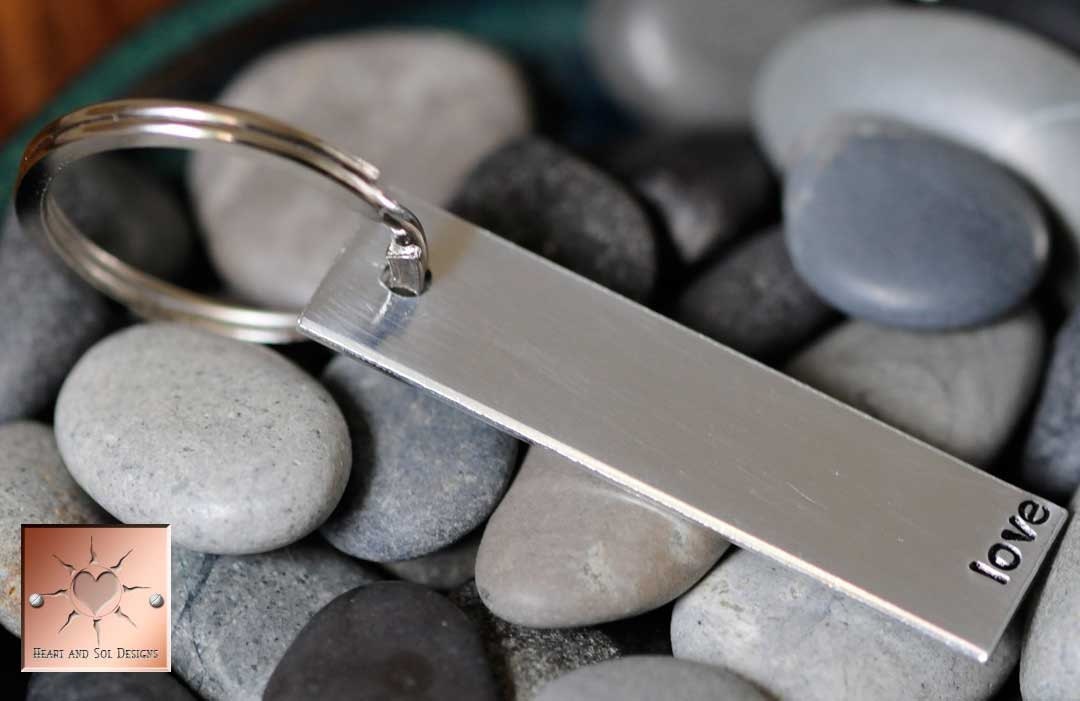 Personalized Key Chain Perfect Gift Your Words Custom Keychain Love ...