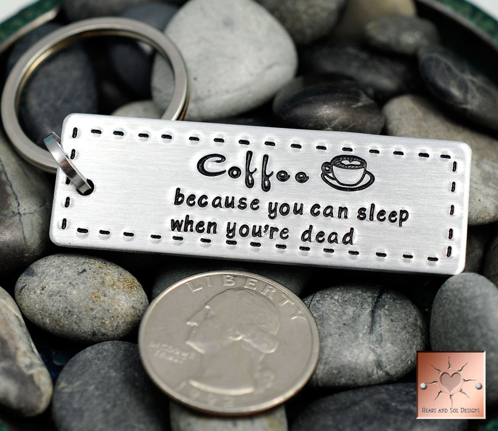 Coffee Keychain Coffee Lover Gift Coffee Addict | Etsy