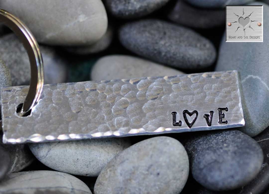 Custom Keychain Personalized Wedding, Anniversary, Love LOVE - Etsy