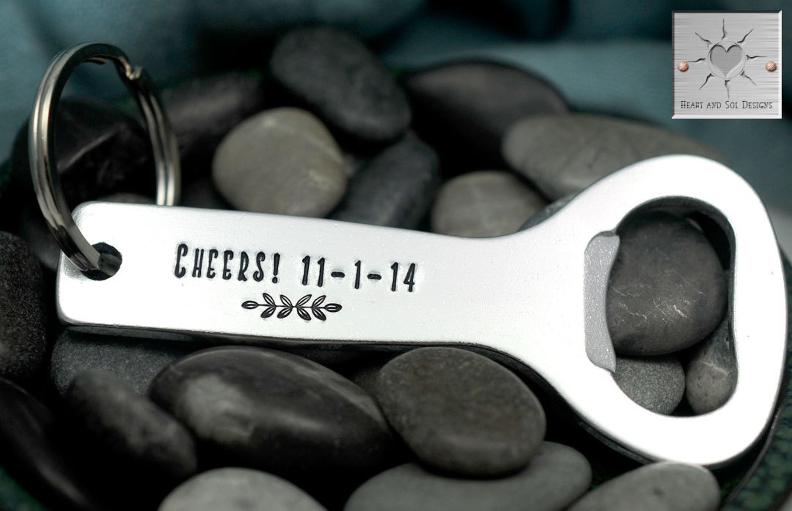 Custom Bottle Opener Personalized Opener Hand Stamped | Etsy