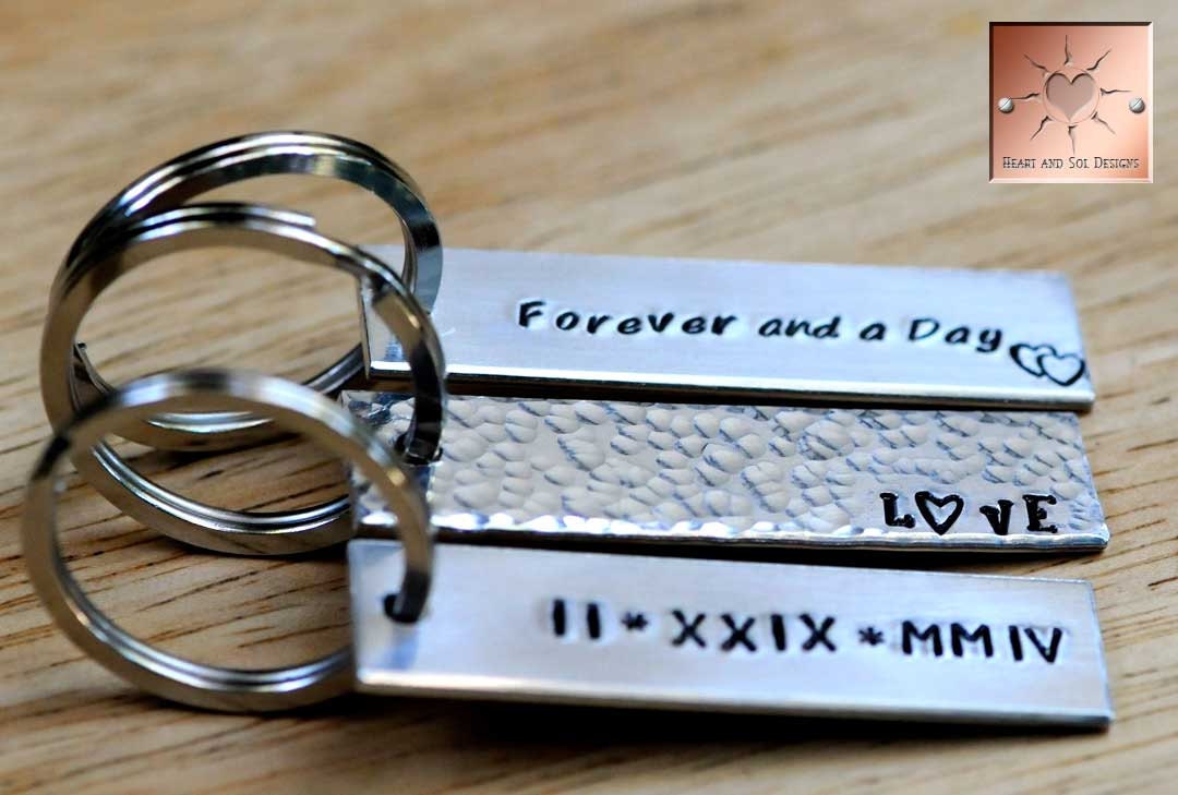 Set of Three Key Chains Custom Made to Order Personalized Keychains - Etsy