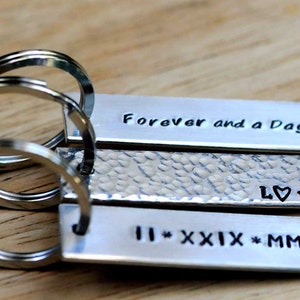 Set of Three Key Chains Custom Made to Order Personalized Keychains - Etsy