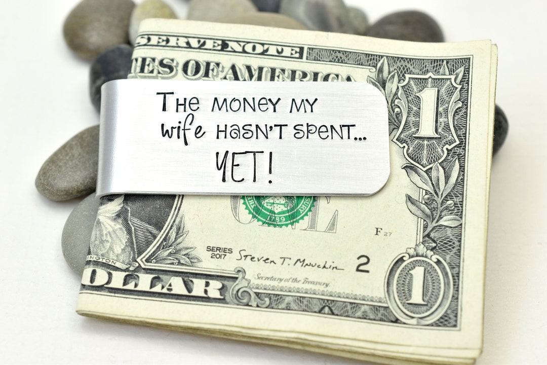 Money Clip Personalized Money Clip Hand Stamped Gift for - Etsy