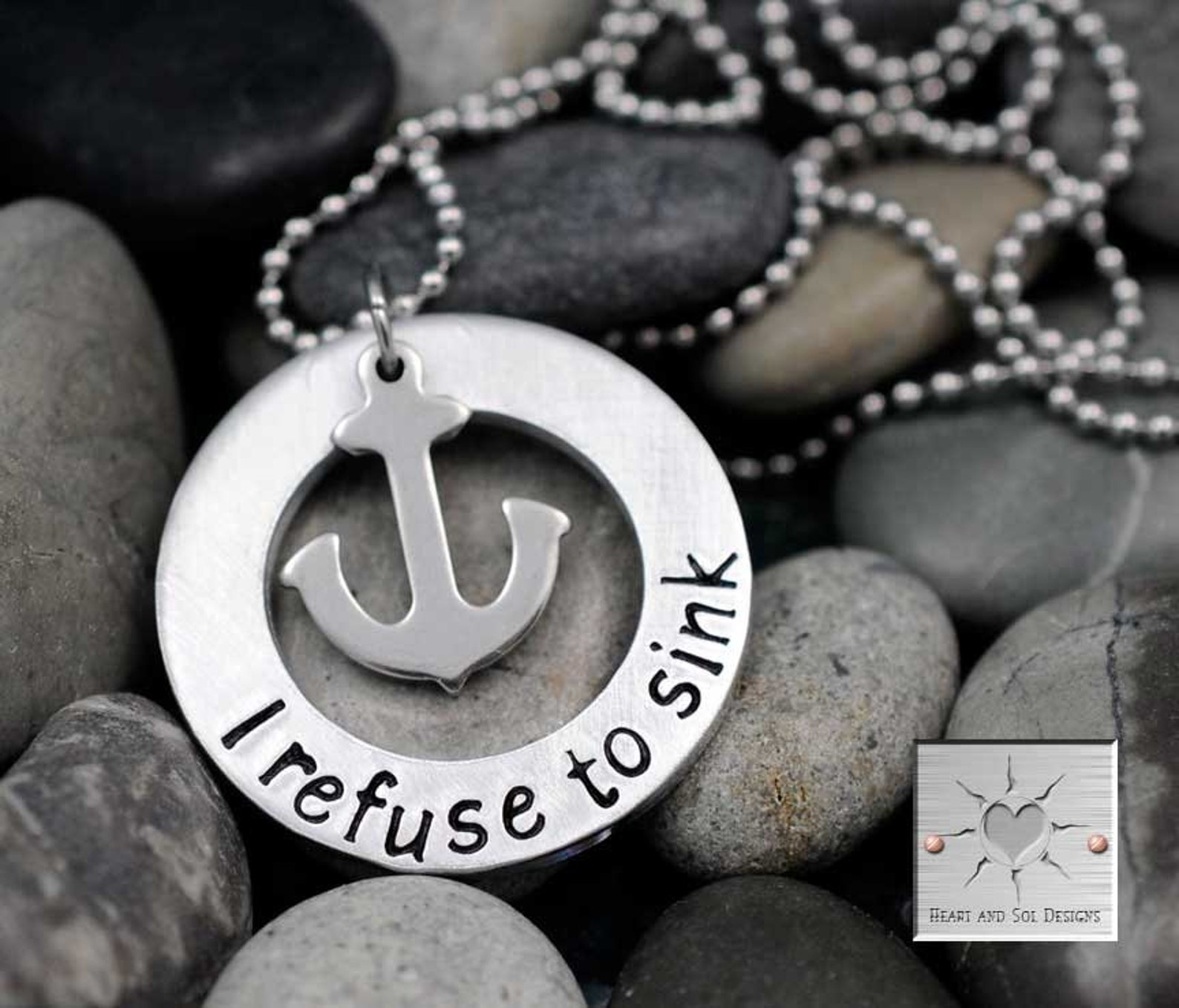 Personalized Necklace Hand Stamped Jewelry Handstamped - Etsy