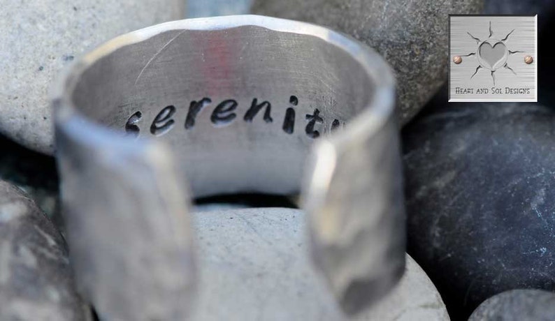 Secret Message Ring Made to Order Personalized Hand - Etsy