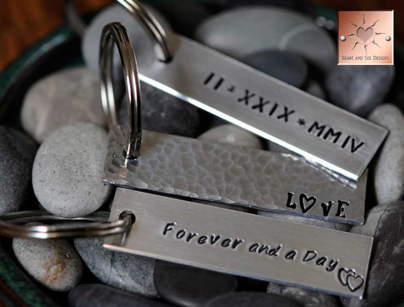 Set of Three Key Chains Custom Made to Order Personalized | Etsy