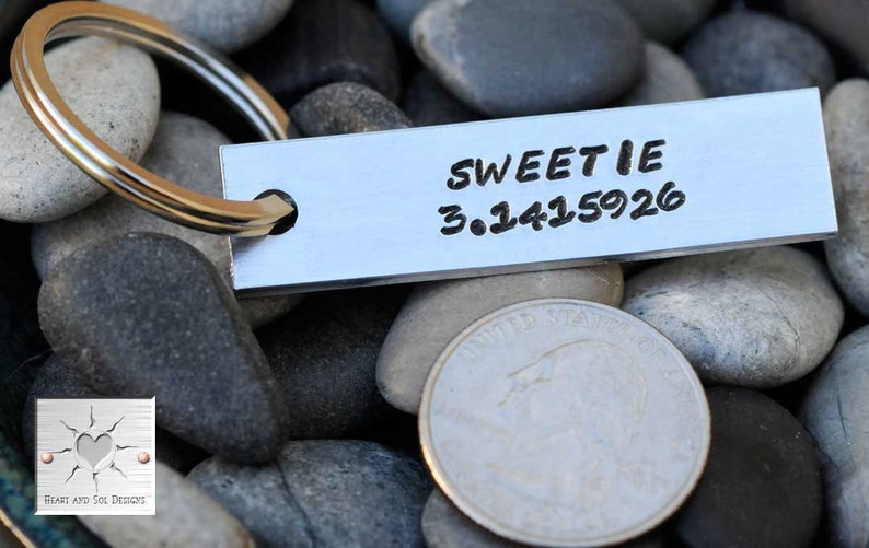 Custom Keychain Sweetie 3.1415926 Pi Sweetie Pie Key | Etsy
