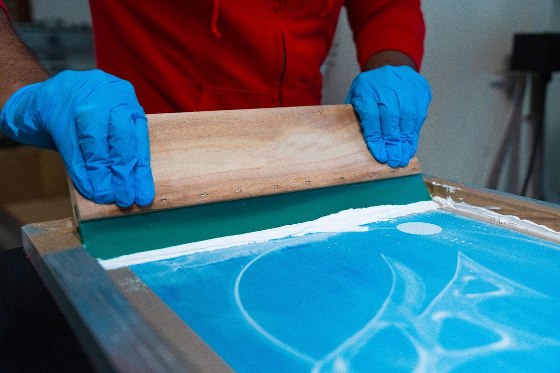 Pre-burned Screen Printing Frame – Ready to Print – Custom Design - Etsy