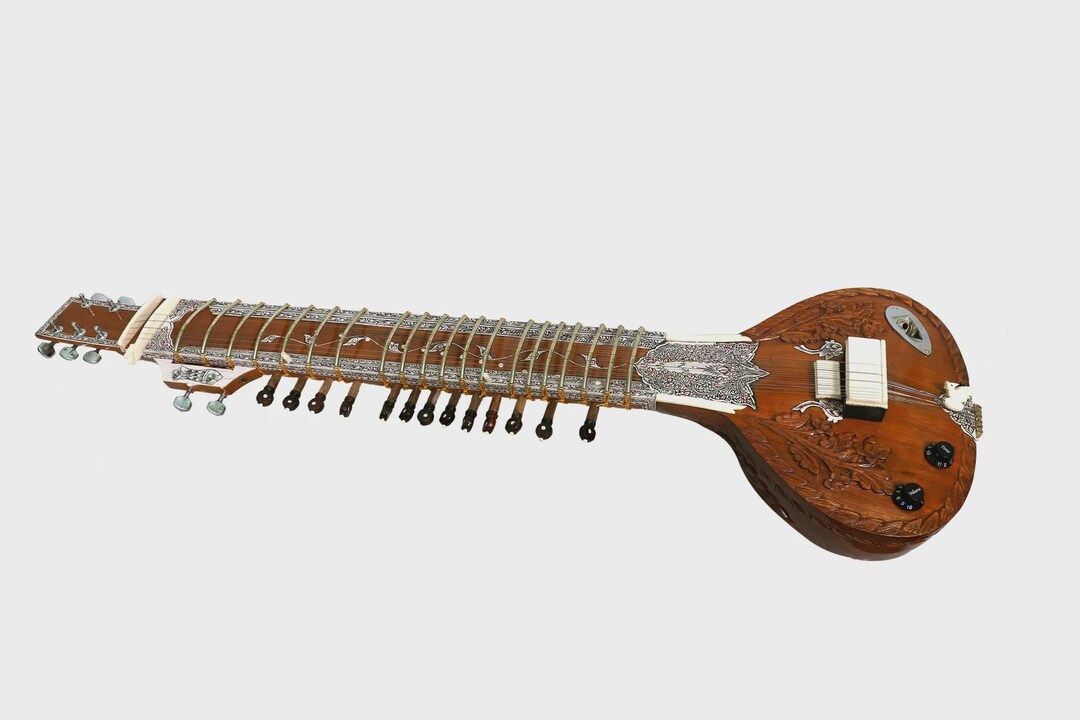 Ravi Shankar Style Sitar, Tun Wood, Gig Bag - Etsy