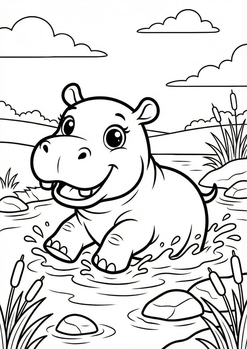 Alphabet Animals Coloring Pages A-Z | Printable Kids Activity (digital ...