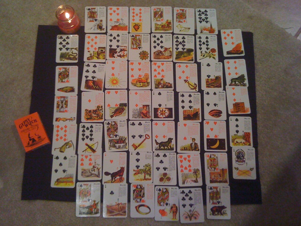 Gypsy Cards Large 52 Card Reading Plus Oracle Card at the End, Same Day ...