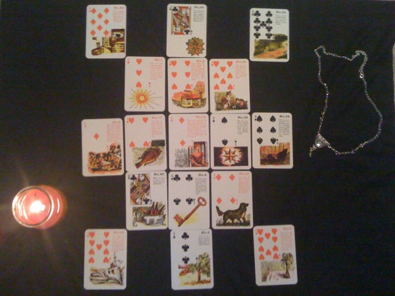 Gypsy Cards 16 Card Reading...plus Oracle Cards JPG of Reading | Etsy