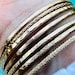 Gold Thin Bangle Stack, Set of 7, Singles Available - 12 Gauge, 2mm - Etsy