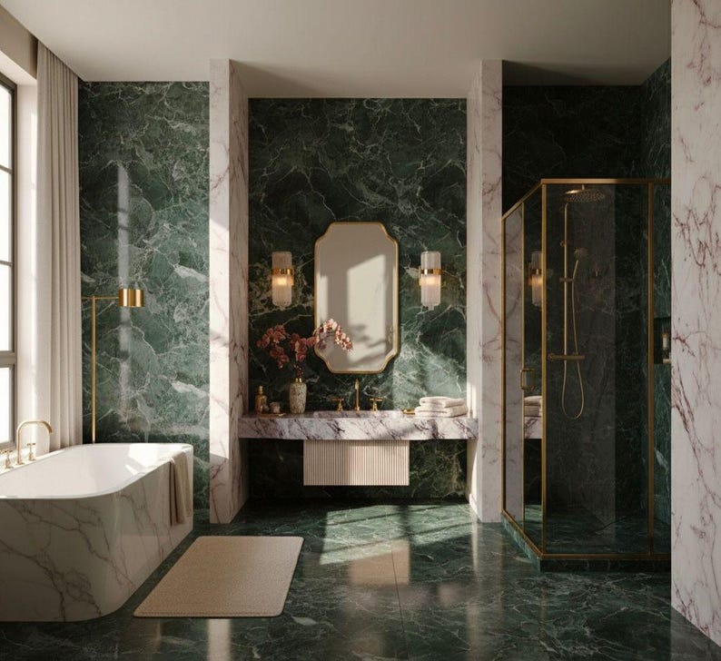 Hand-finished Artisan Brass Mirror | Custom Ornate Scalloped Vanity ...