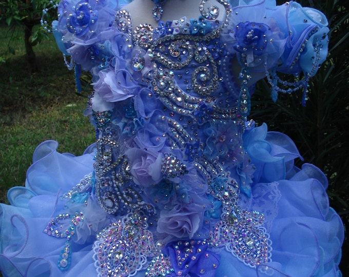 National Glitz Pageant Dress Custom Order by Nana Marie Designs - Etsy
