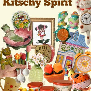 The Kitschy Spirit Thrift Gift Box – Playful Vintage Decor, Quirky ...