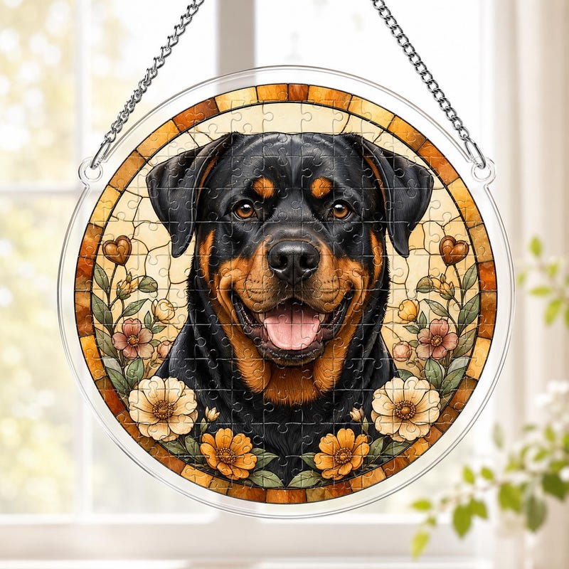 Rottweiler Dog Puzzles - Etsy