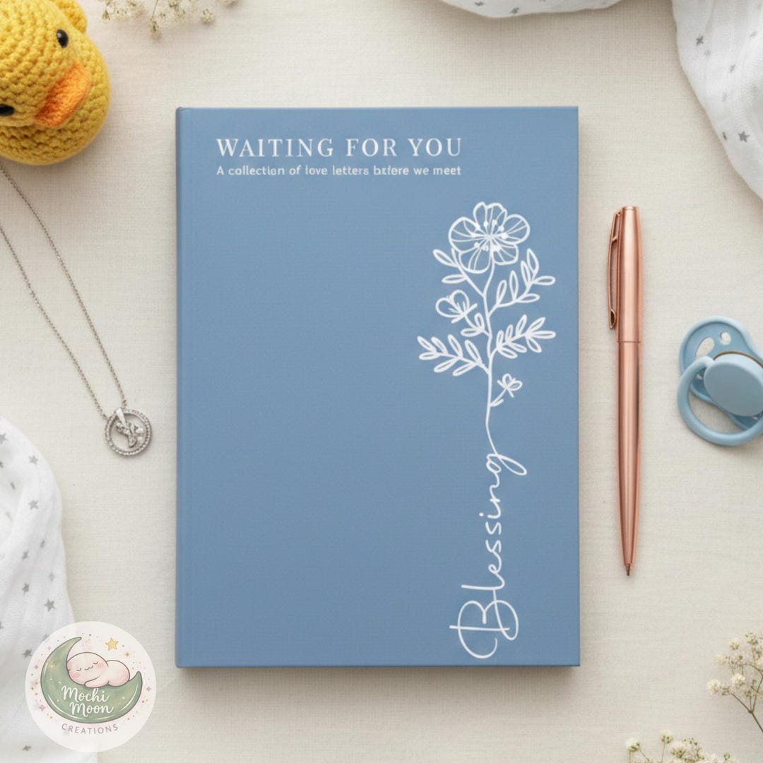 Personalized Birth Flower Baby Journal, Letters to Daughter Keepsake - Etsy