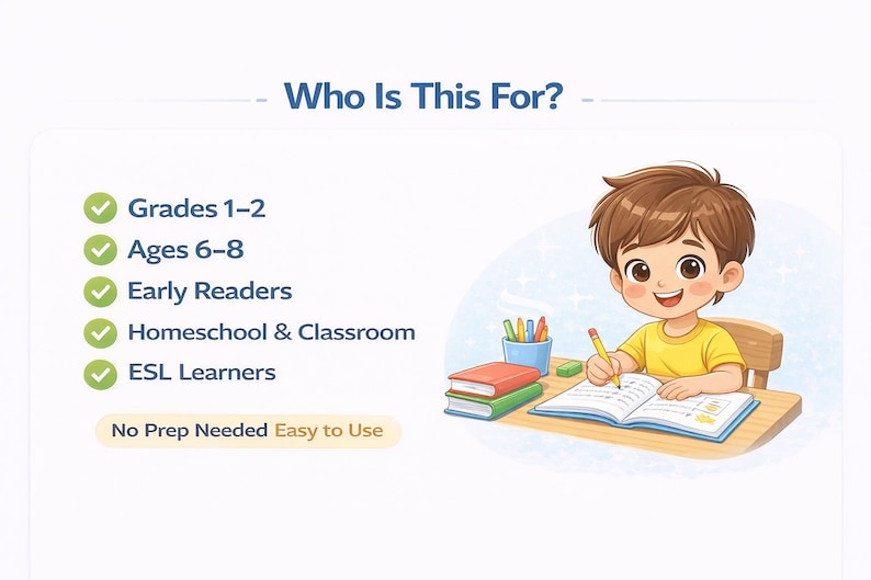 Grade 1-2 Reading Comprehension Worksheets | Short Stories, Questions ...