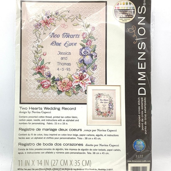 Wedding Cross Stitch Kit - Etsy