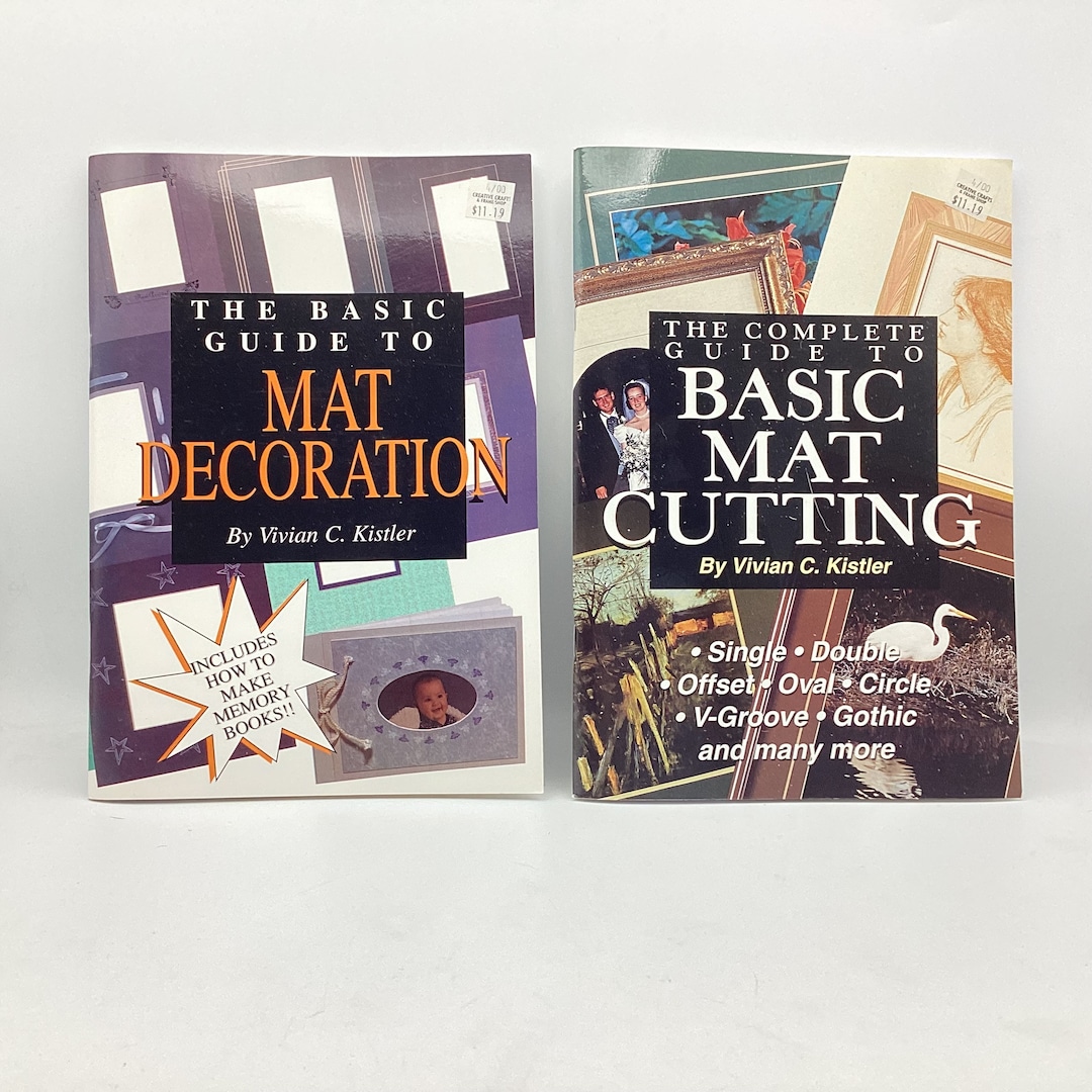 Basic Mat Cutting' & 'mat Decoration' Books by Vivian C. Kistler - Etsy