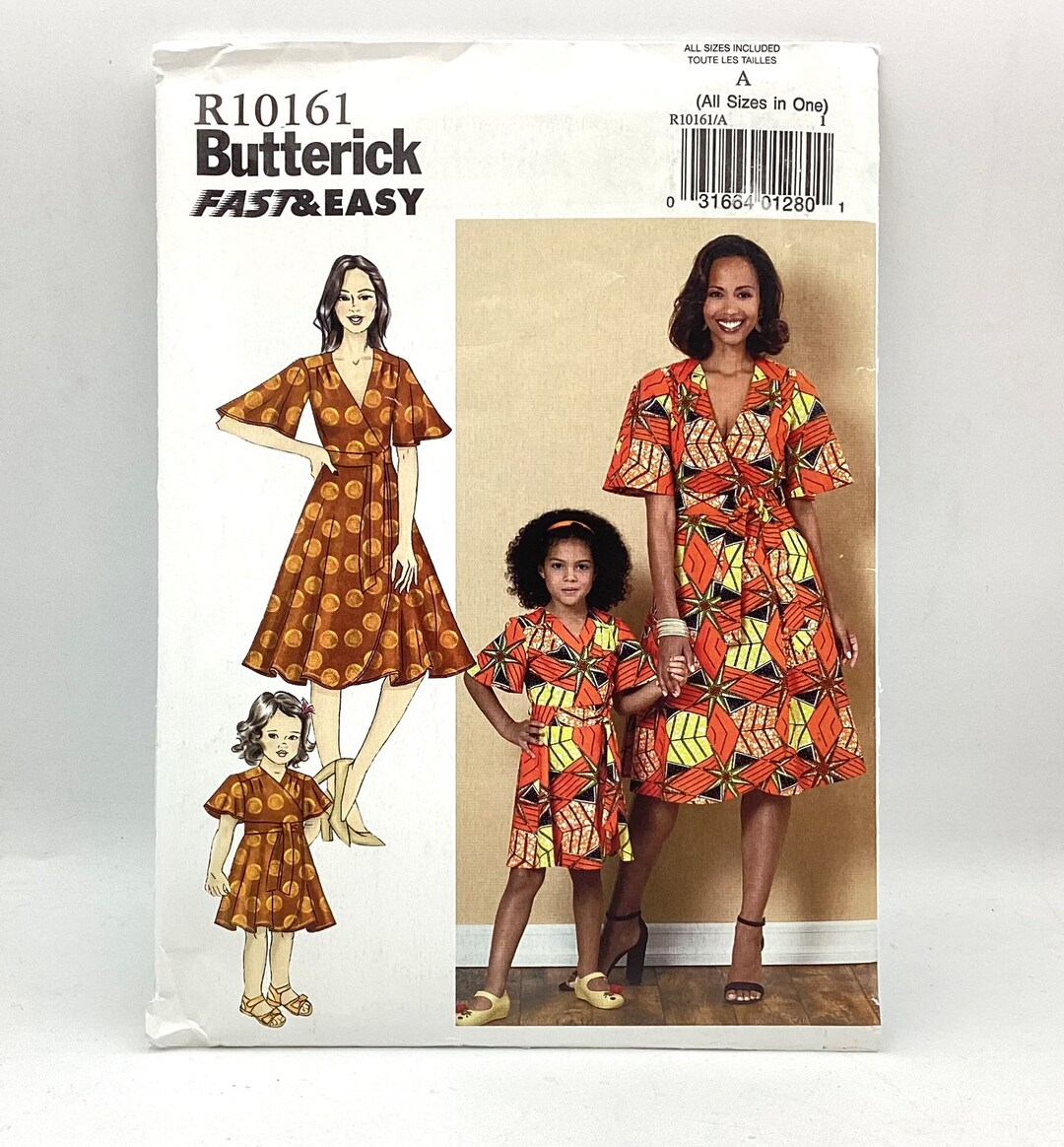 Butterick Fast & Easy Sewing Pattern B6654 R10161 Misses' and Girl's ...