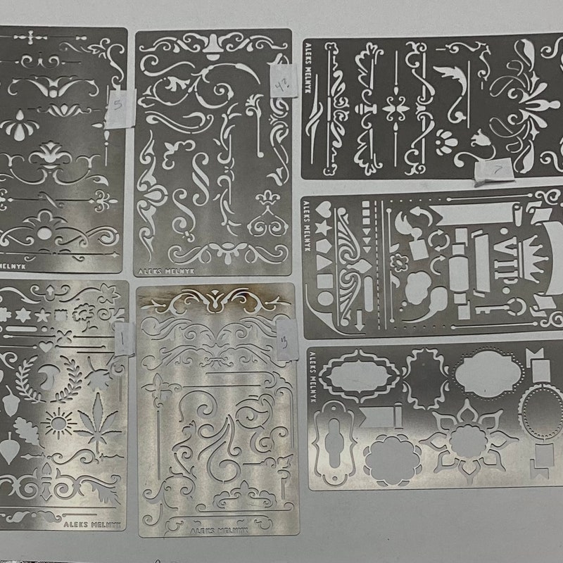 Metal Stencils - Etsy