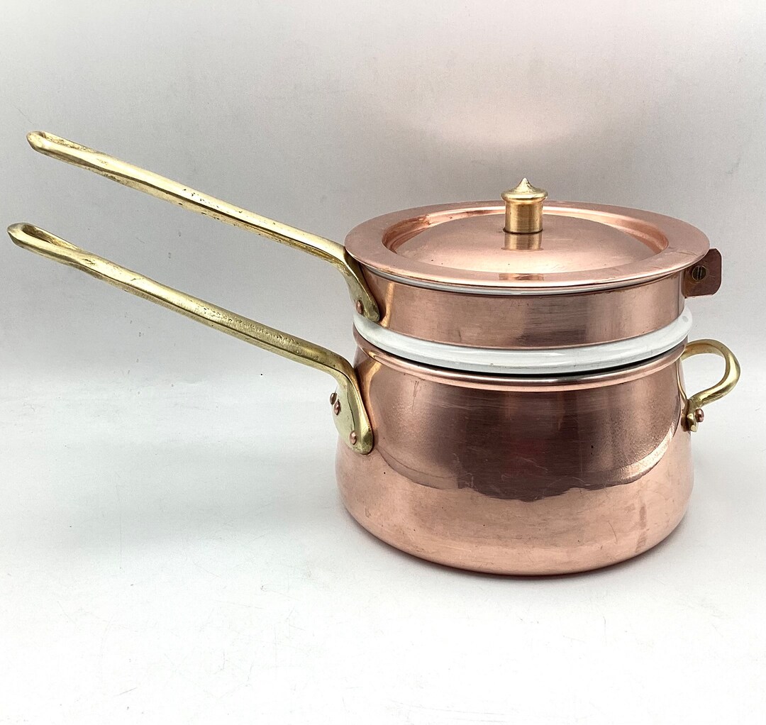 Taurus Bain Marie, Copper & Ceramic, 1 Quart. - Etsy