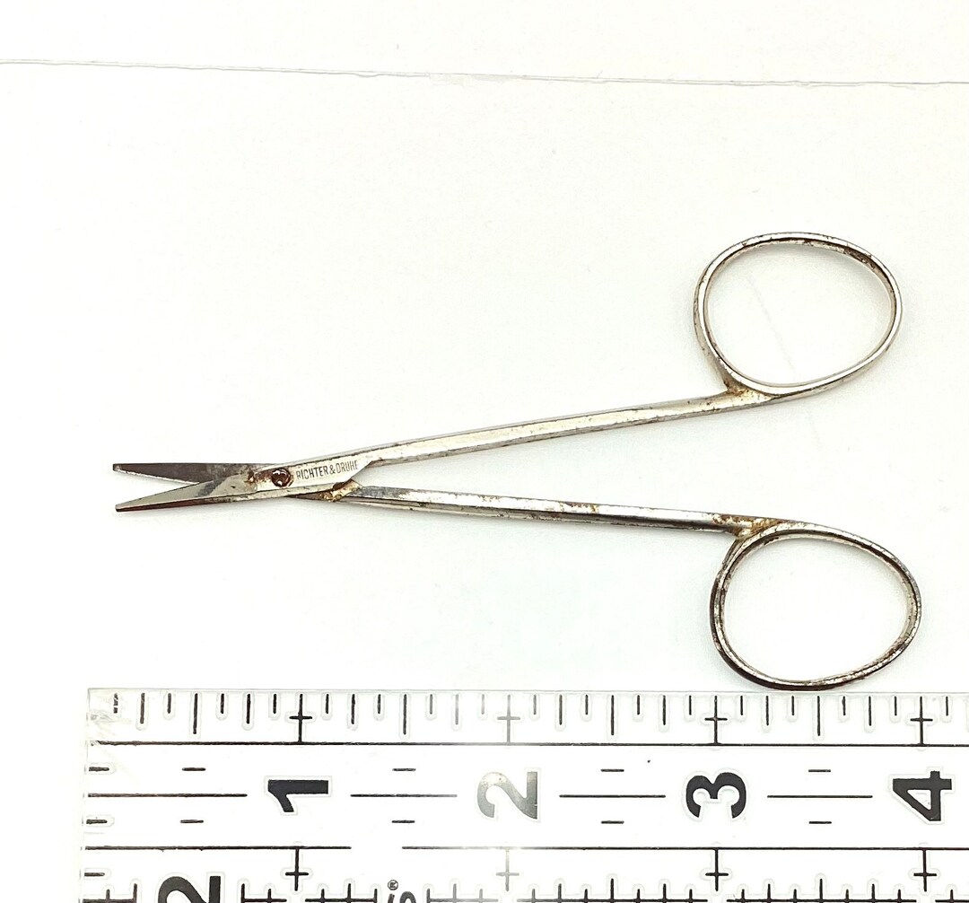 Antique Embroidery Scissors Germany Richter & Druhe - Etsy