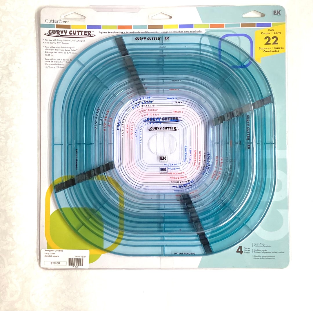 Cutter Bee Curvy Cutter, Square Cutter Template Set. NIB - Etsy