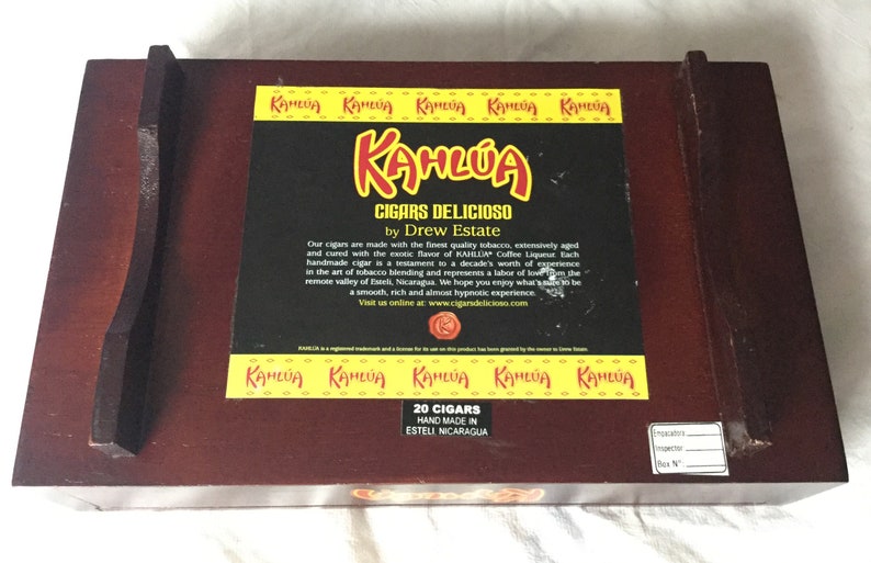 Kahlua Tubo Cigar Box - Etsy