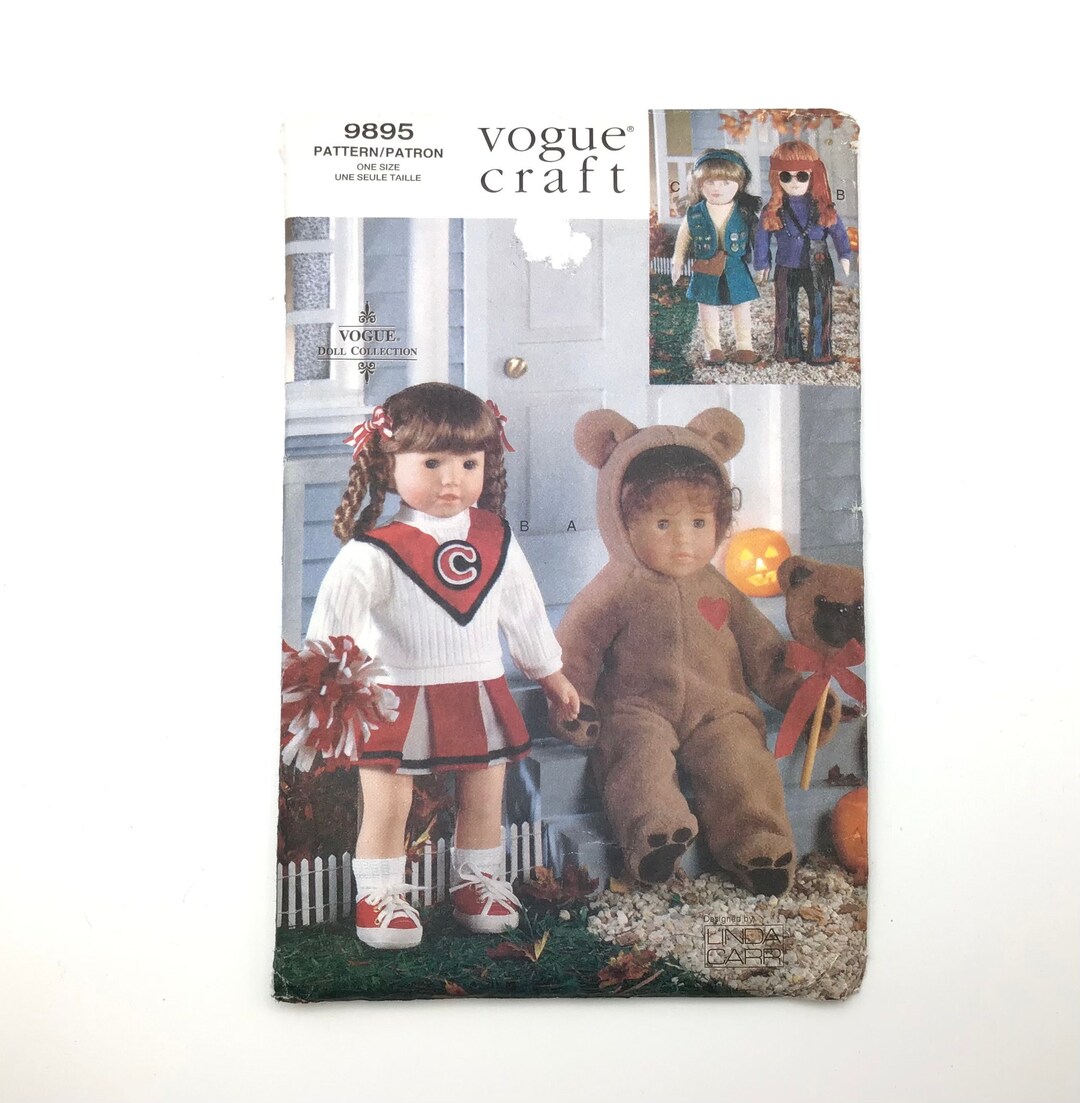 Vogue Sewing Pattern 9895, Doll Costumes for 18 Doll. - Etsy