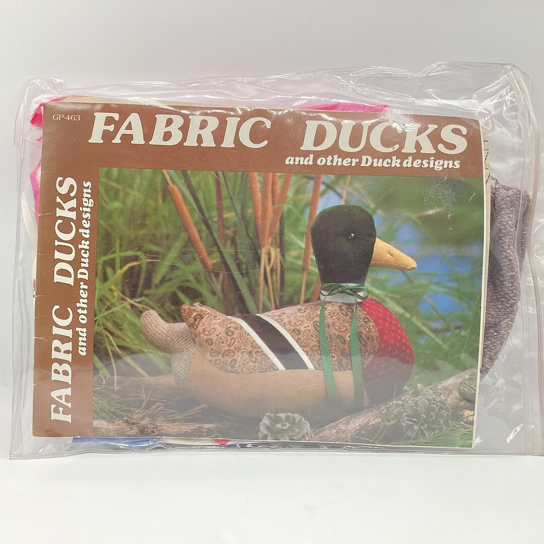 Fabric Ducks and Other Duck Designs GP463 by Gick 1982 - Etsy