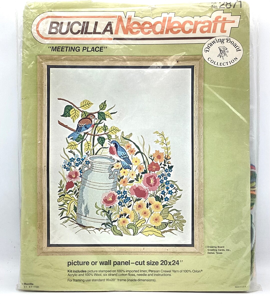 Bucilla Creative Needlecraft Kit #2871 "meeting Place" Frame Size ...