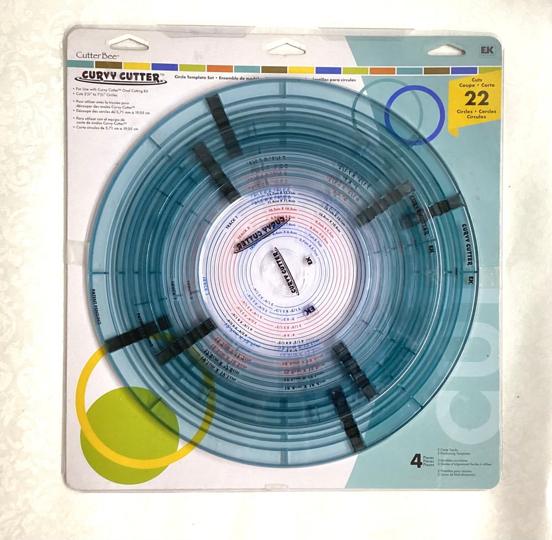 Cutter Bee Curvy Cutter, Round Cutter Template Set. NIB - Etsy