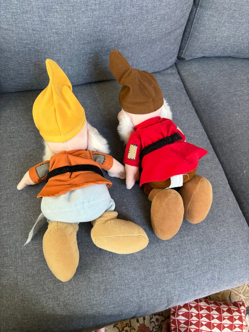 Disney Store Happy and Grumpy Plush - Etsy